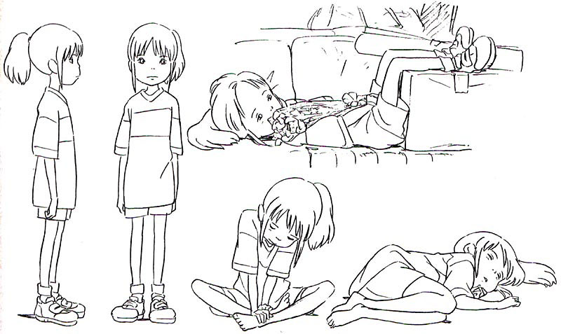 Living Lines Library: 千と千尋の神隠し / Spirited Away (2001) - Character ...