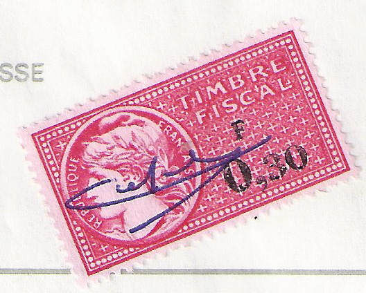 collection: Timbres fiscaux de France