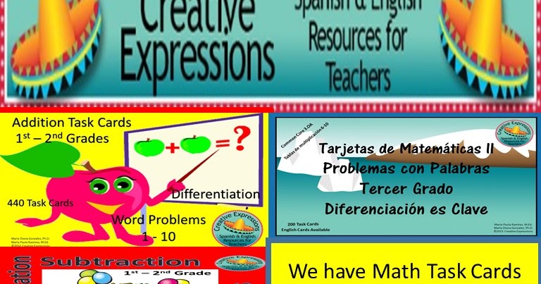 Creative Expressions: Math Task Cards