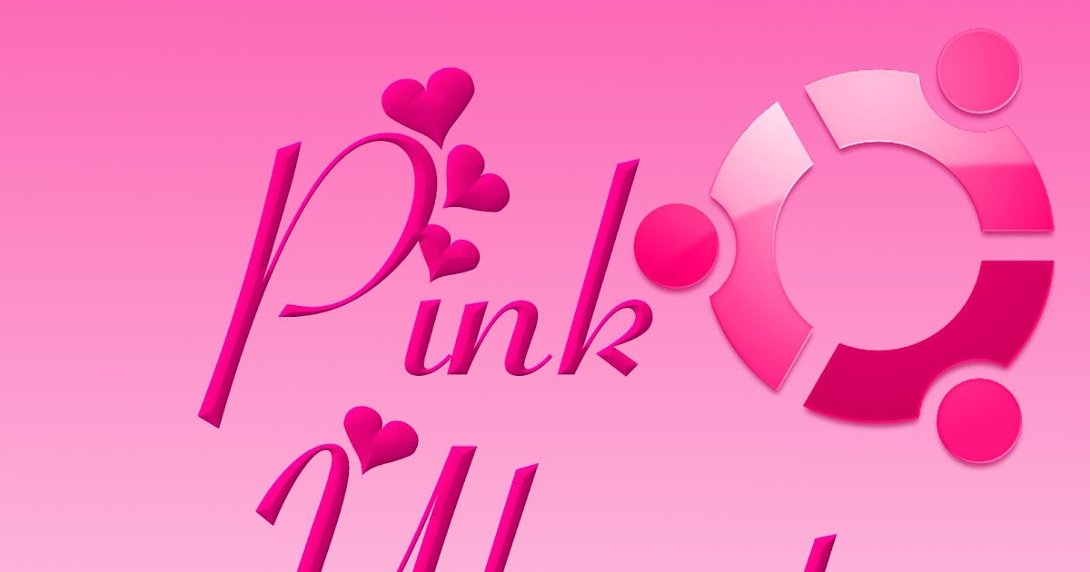 I love ubuntu!: #PINK UBUNTU WALLPAPER BACKGROUND FREE DOWNLOAD