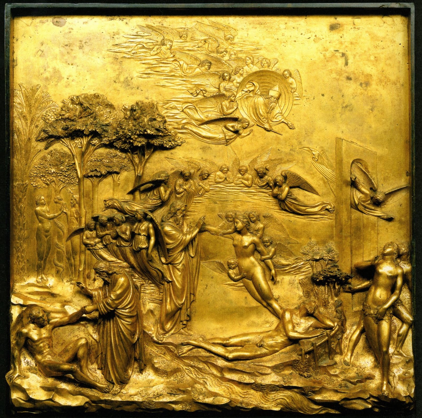 frieze tile: Gates of Paradise