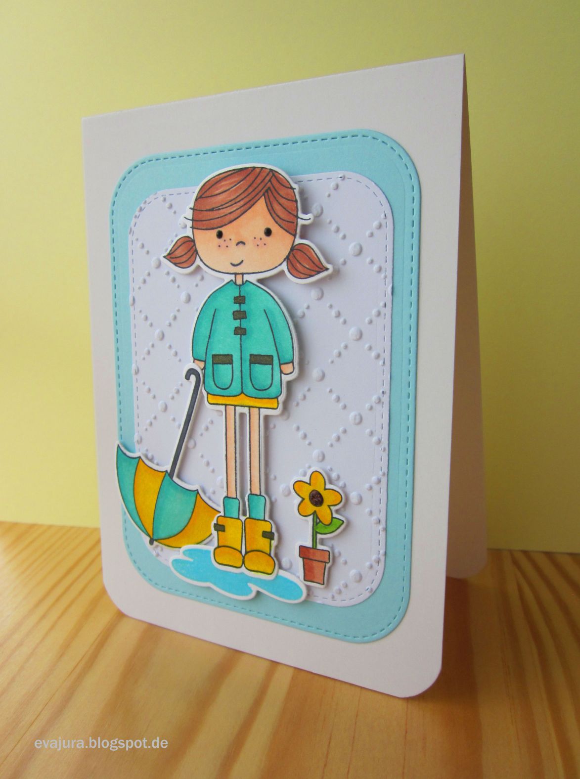 Eva Jura Design: MAKE A SPLASH CARD