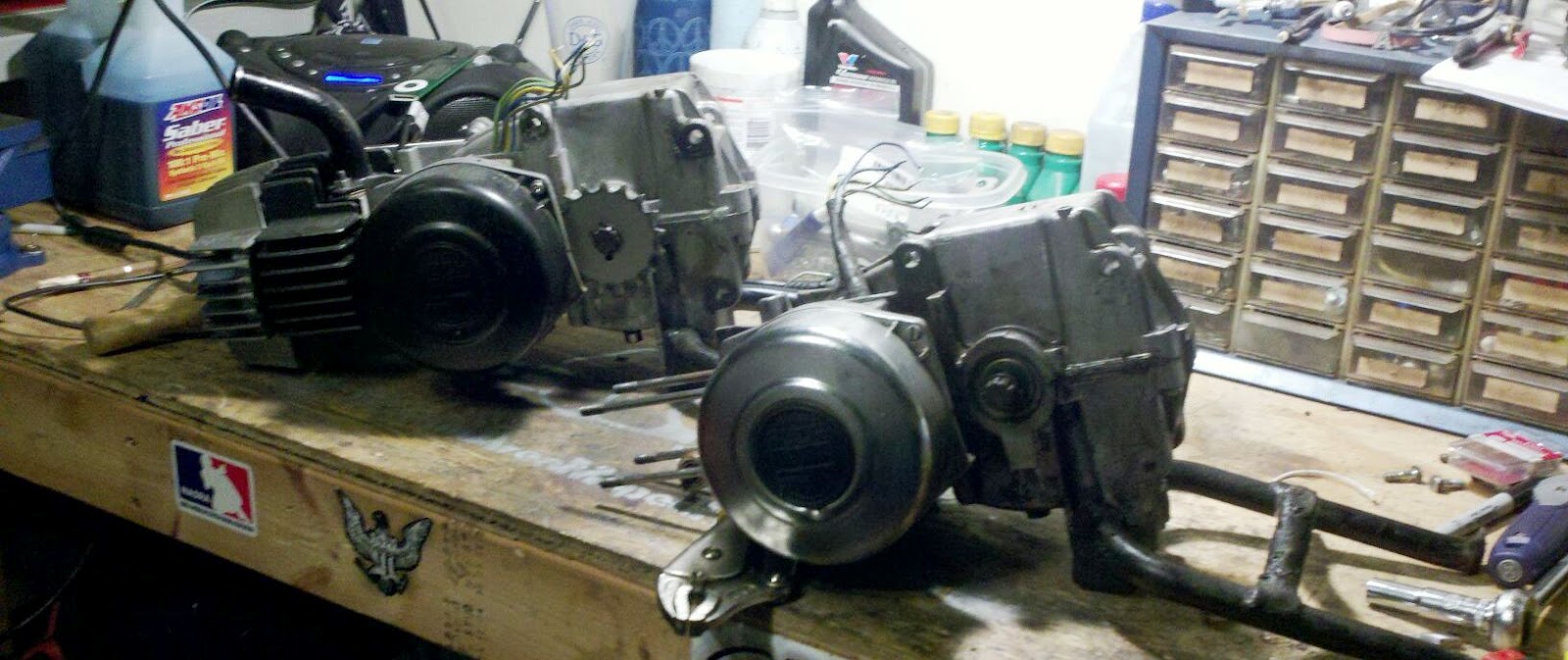 Stuck In The Buckosphere: Double Moped Build, with HI-RES photos