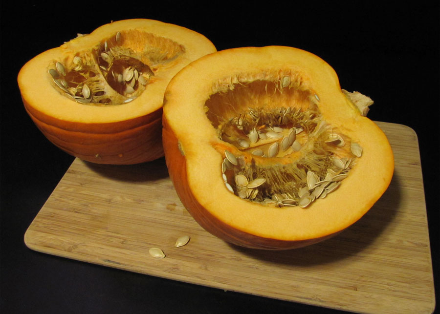 Smells Like Food in Here: Roast and Puree a Carving Pumpkin, Take 3