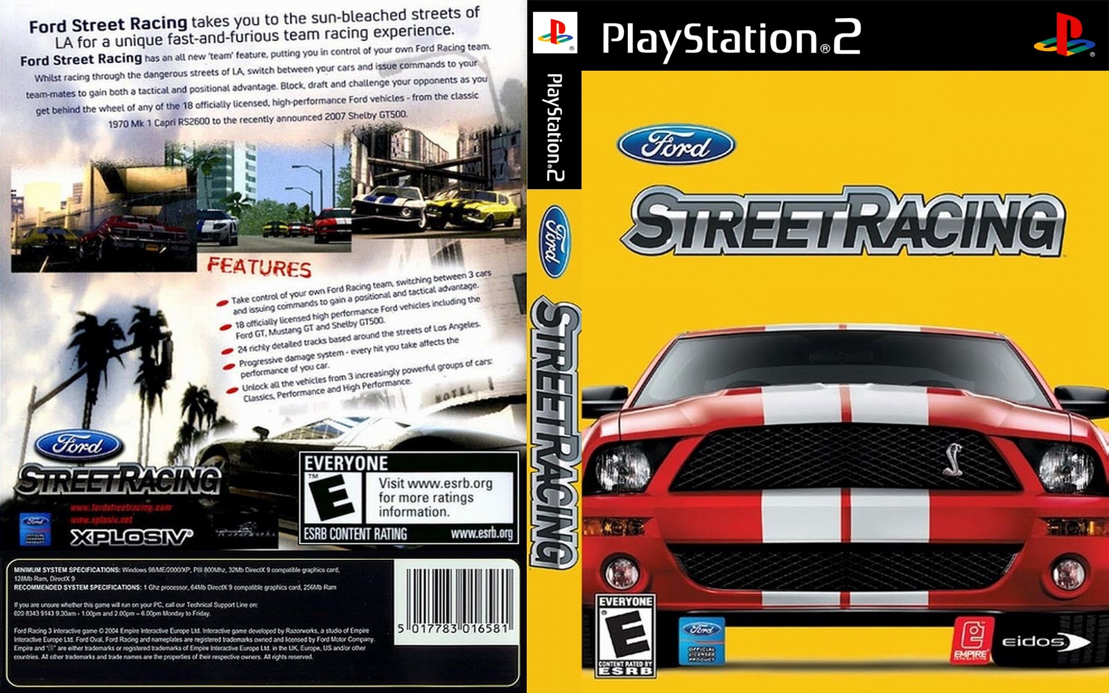 Capa Ford Street Racing:Covers Filmes