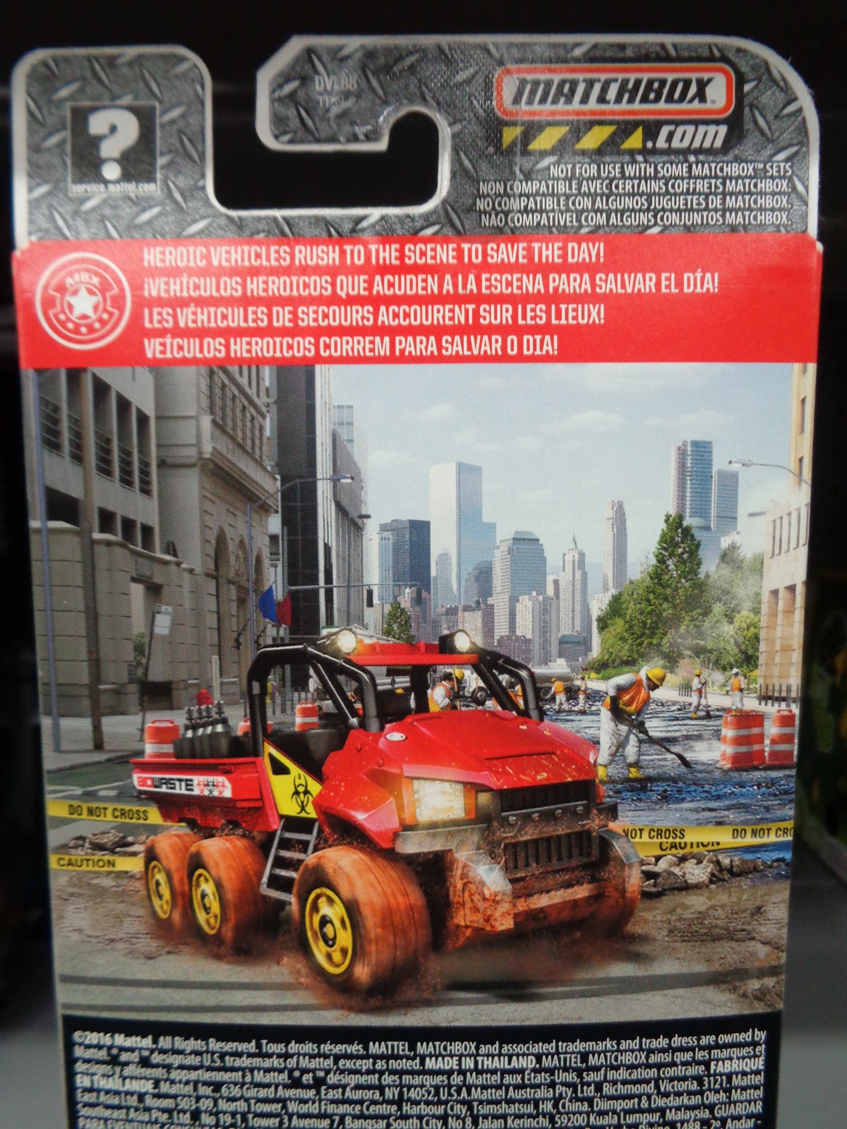 J And J Toys: Matchbox Hazmat Rescue 5-Pack