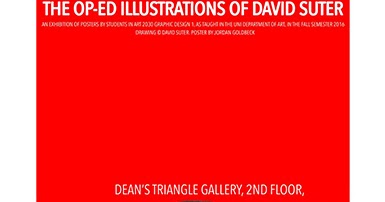 The Poetry of Sight: David Suter Poster | Jordan Goldbeck 2016