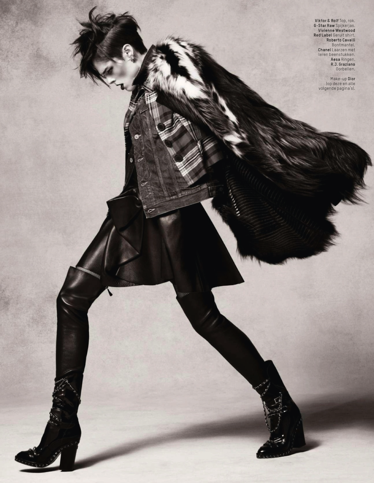 coco rocha by jonas bresnan for l'officiel nl december 2013 | visual ...