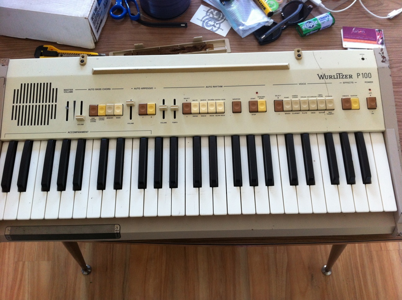 Audio Travels: Wurlitzer/Hohner P100 Portable Keyboard