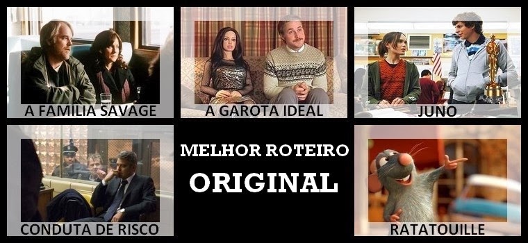 E o Oscar foi para...: Melhor Roteiro Adaptado / Melhor Roteiro Original