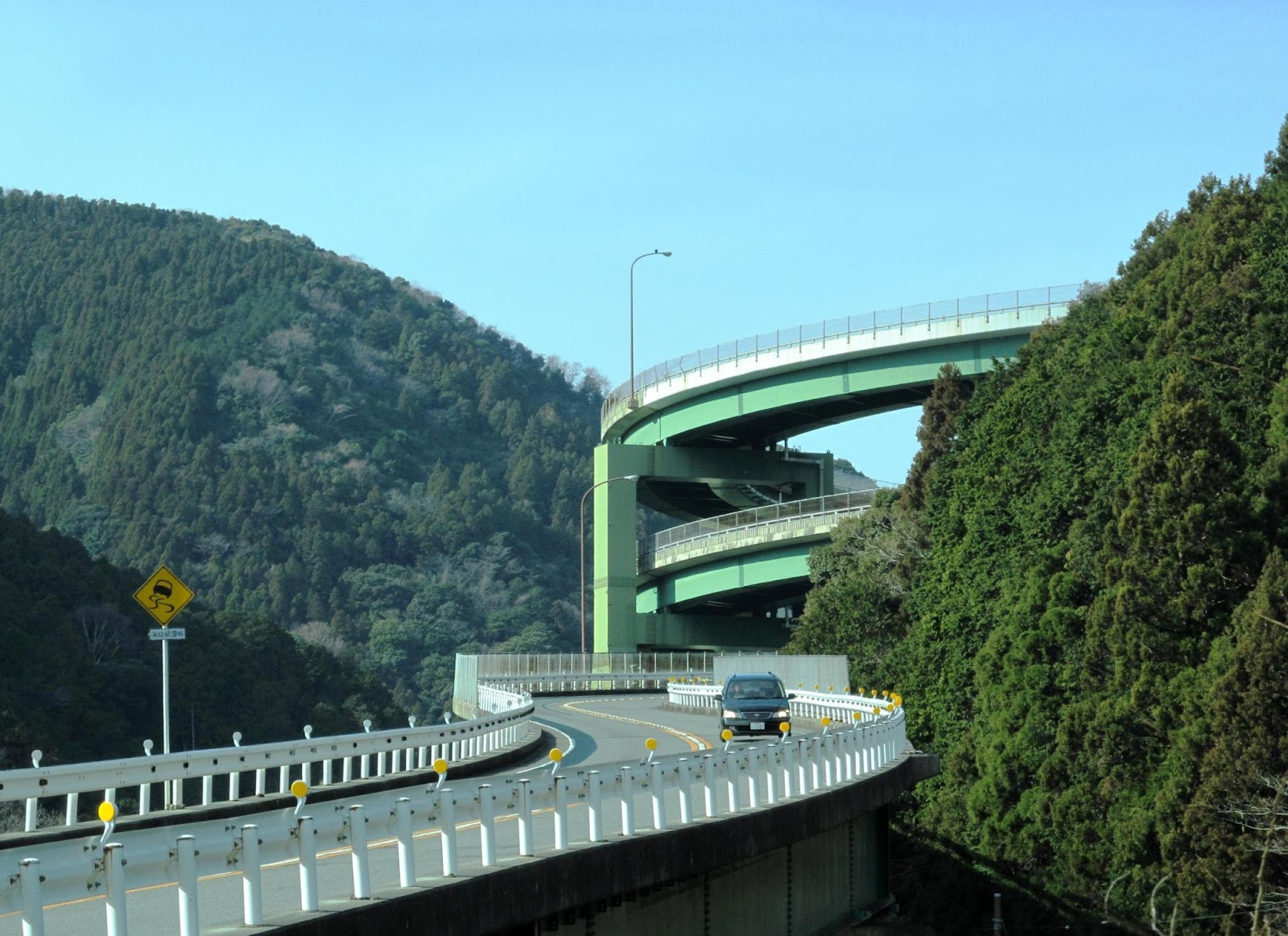 Travel Trip Journey : kawazu nanadaru Loop bridge Japan