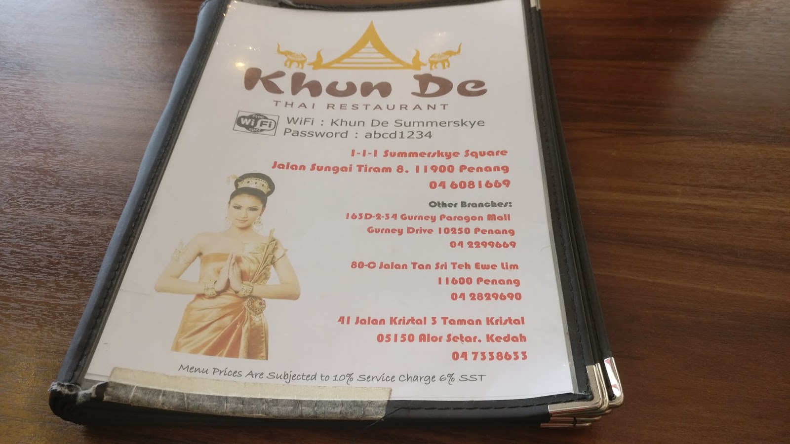 It's About Food!!: Khun De Thai Restaurant @ SummerSkye Square