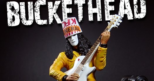 Loosecollector Custom Figures Archive: Buckethead 7-inch Statue (Yellow ...