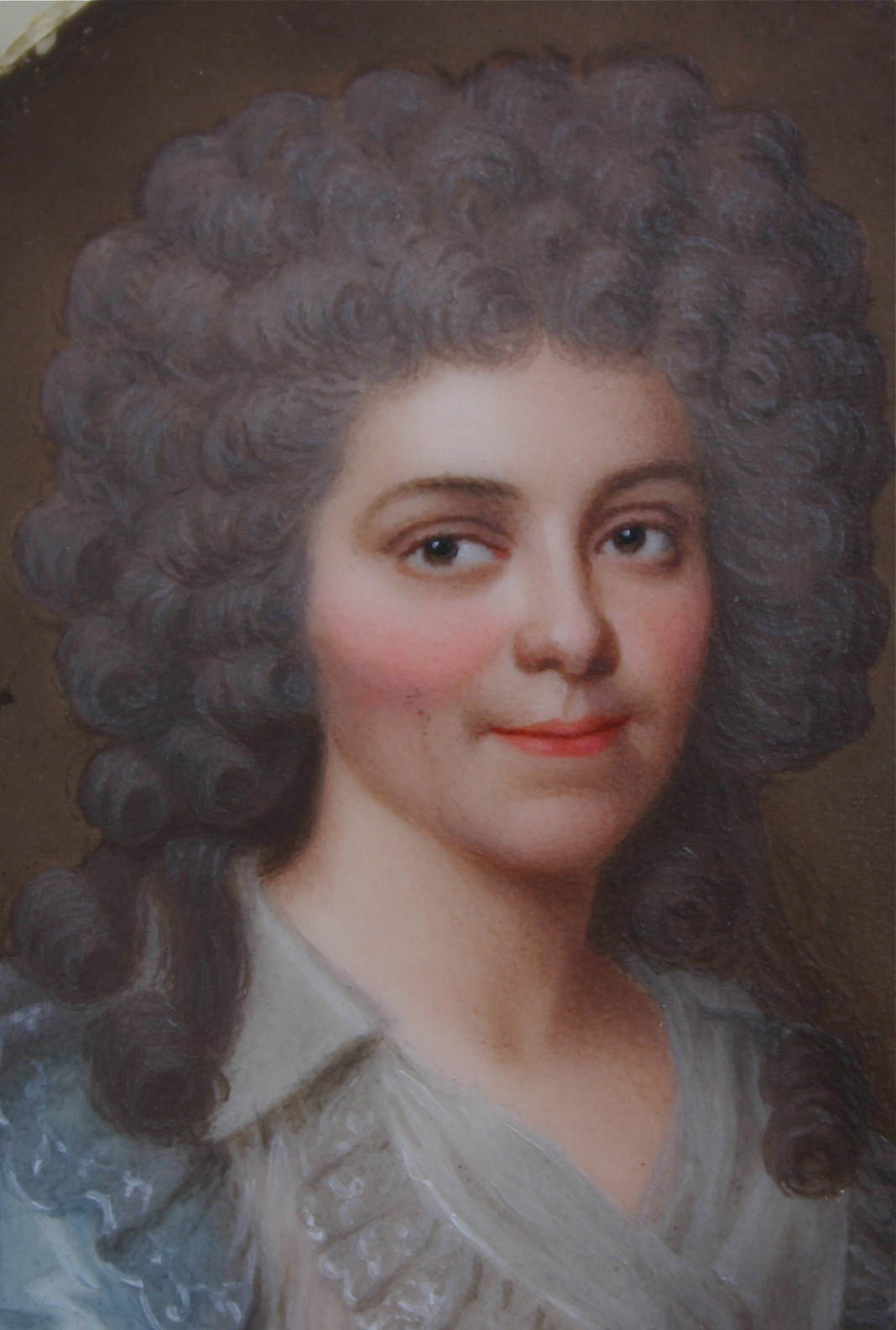 PORTRAIT MINIATURE ... EN FRANCE : PORTRAIT DE FEMME LOUIS SENE