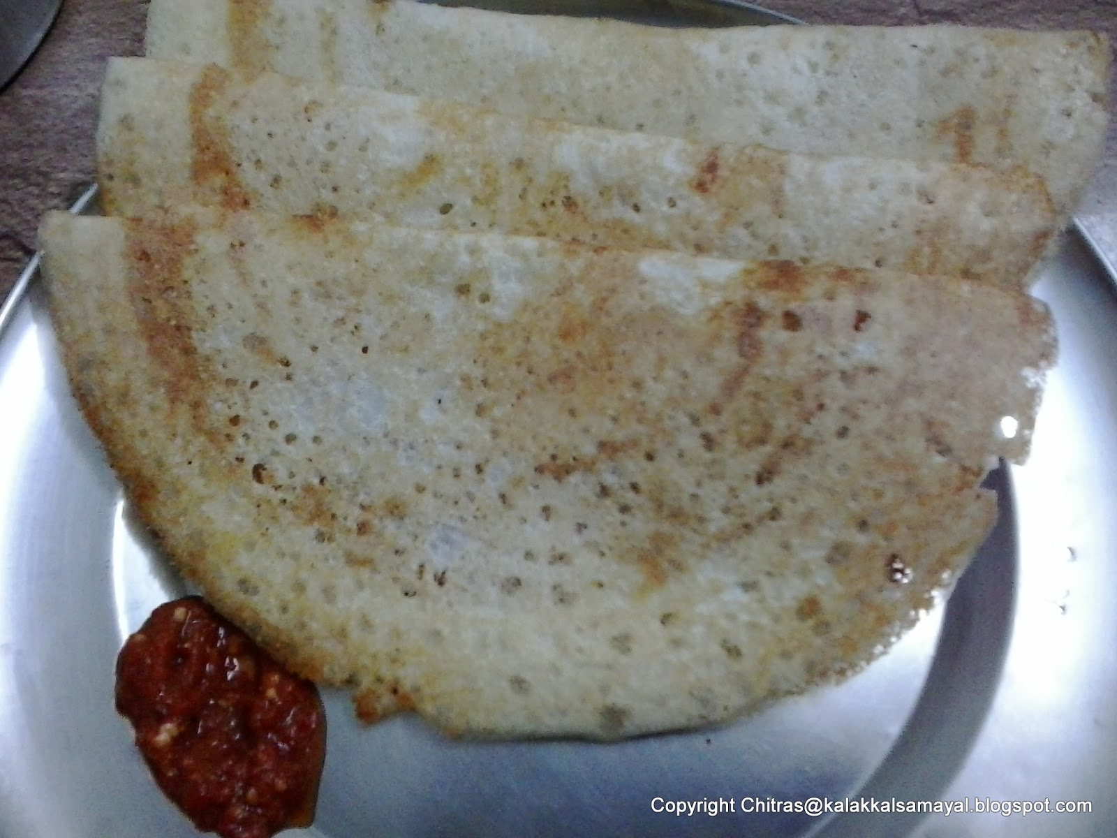 kalakkalsamayal: Dosai - Making Dosai