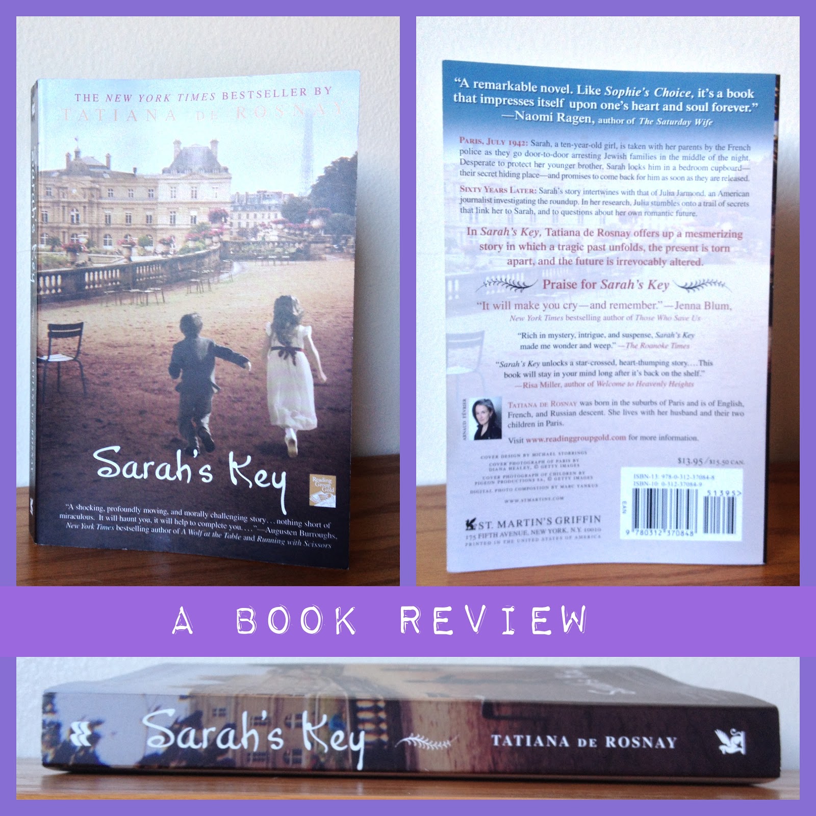 What I Blog About When I Blog About Books: Sarah's Key: A Book Review