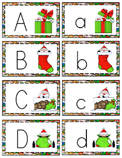 1 - 2 - 3 Learn Curriculum: Christmas Alphabet Cards and Christmas ...