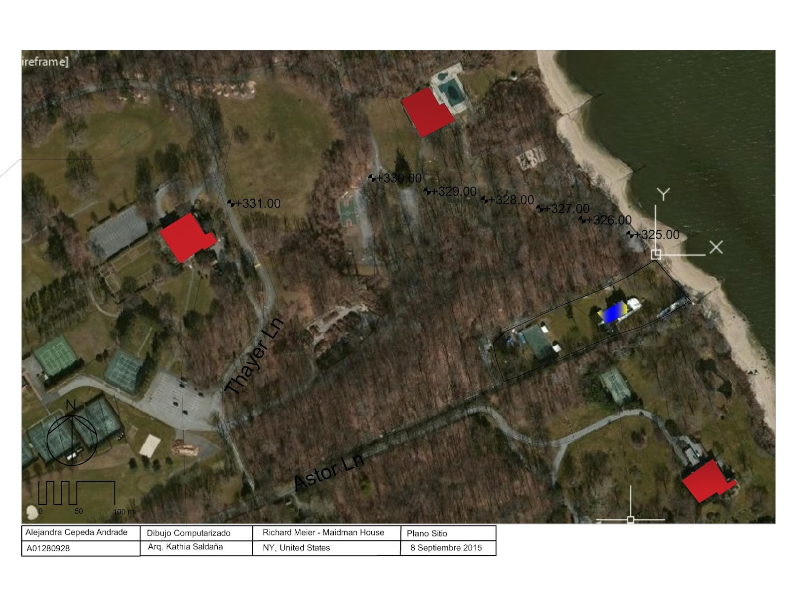 Proyecto Dibujo Computarizado - The Richard H. Maidman House