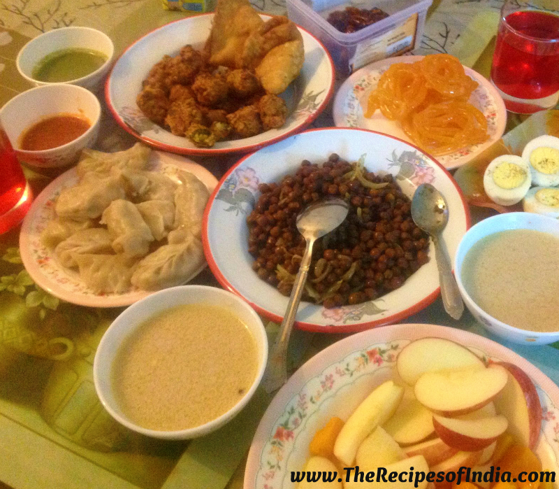 The Recipes of India: An Iftar Menu at my Home - 2015