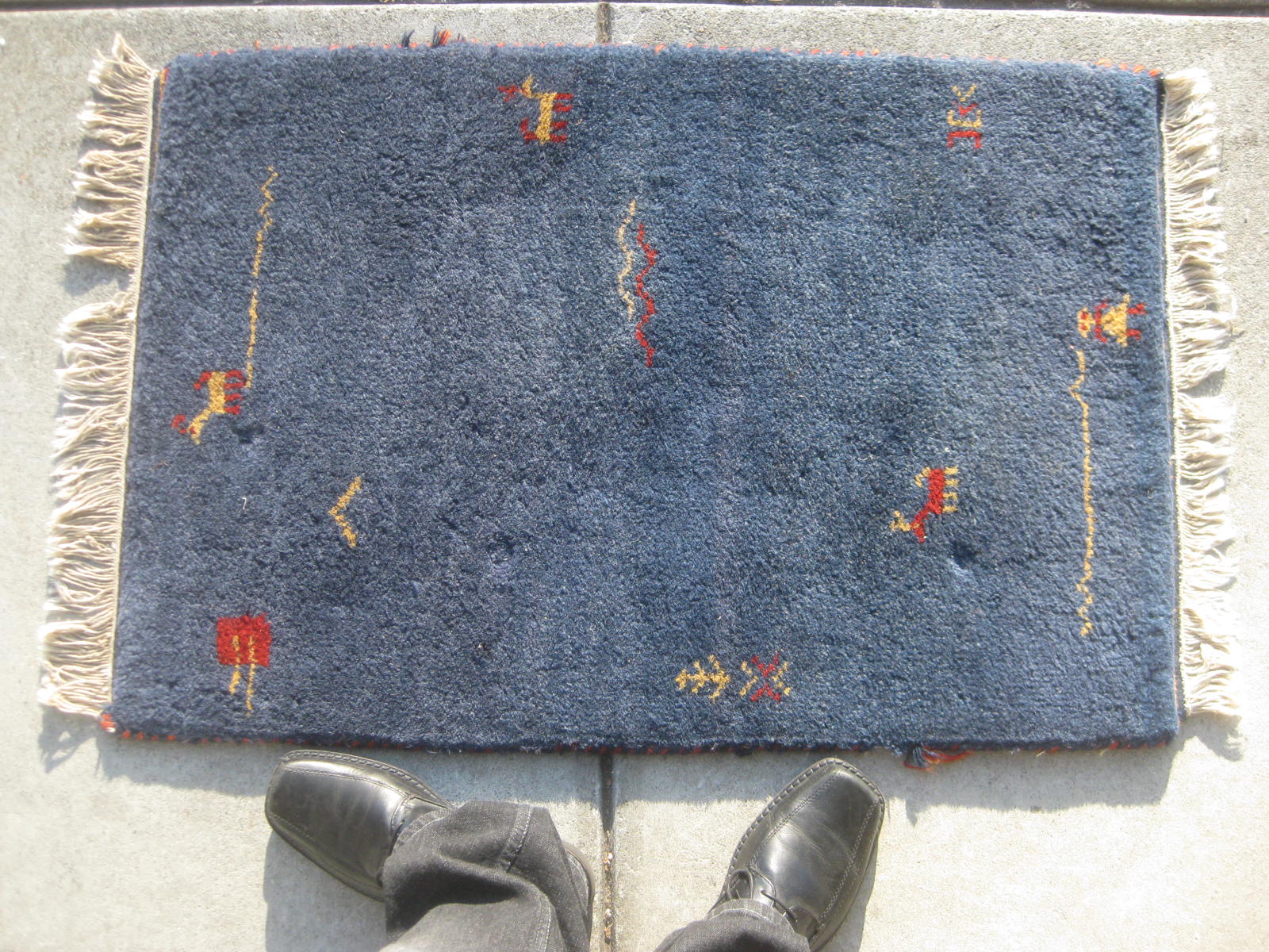 UHURU FURNITURE & COLLECTIBLES: SOLD - Indo Gabbeh 2'X3' Wool Pile Rug ...