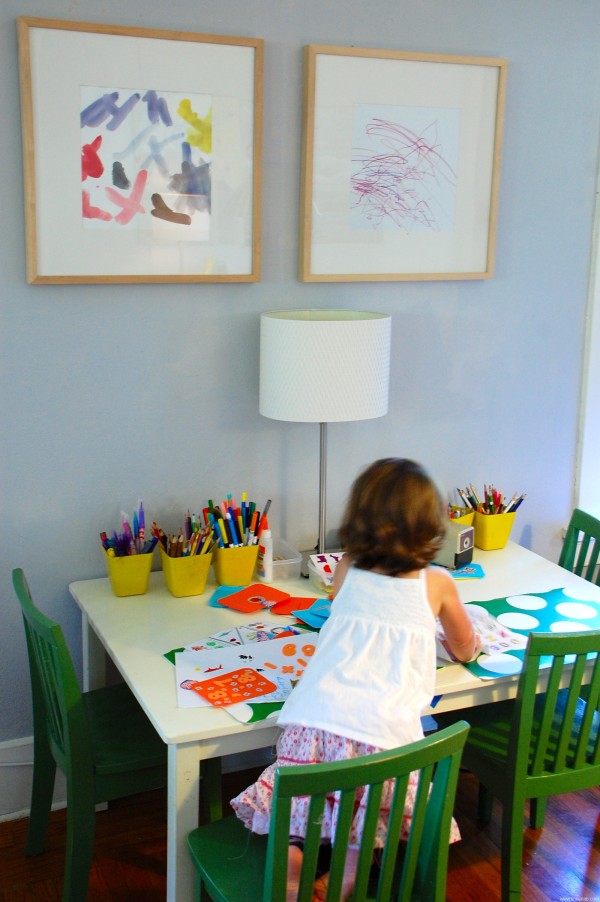Little Learning Spaces: An Art Station! | Preschool Powol Packets