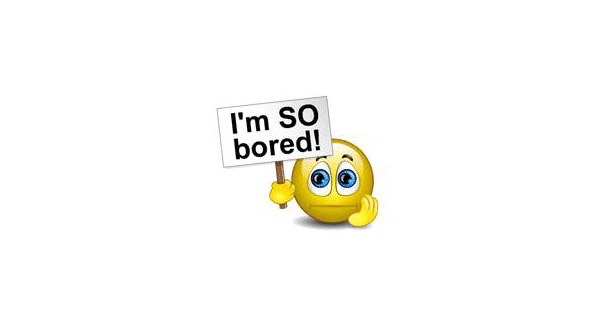 Bored Emoticon Text