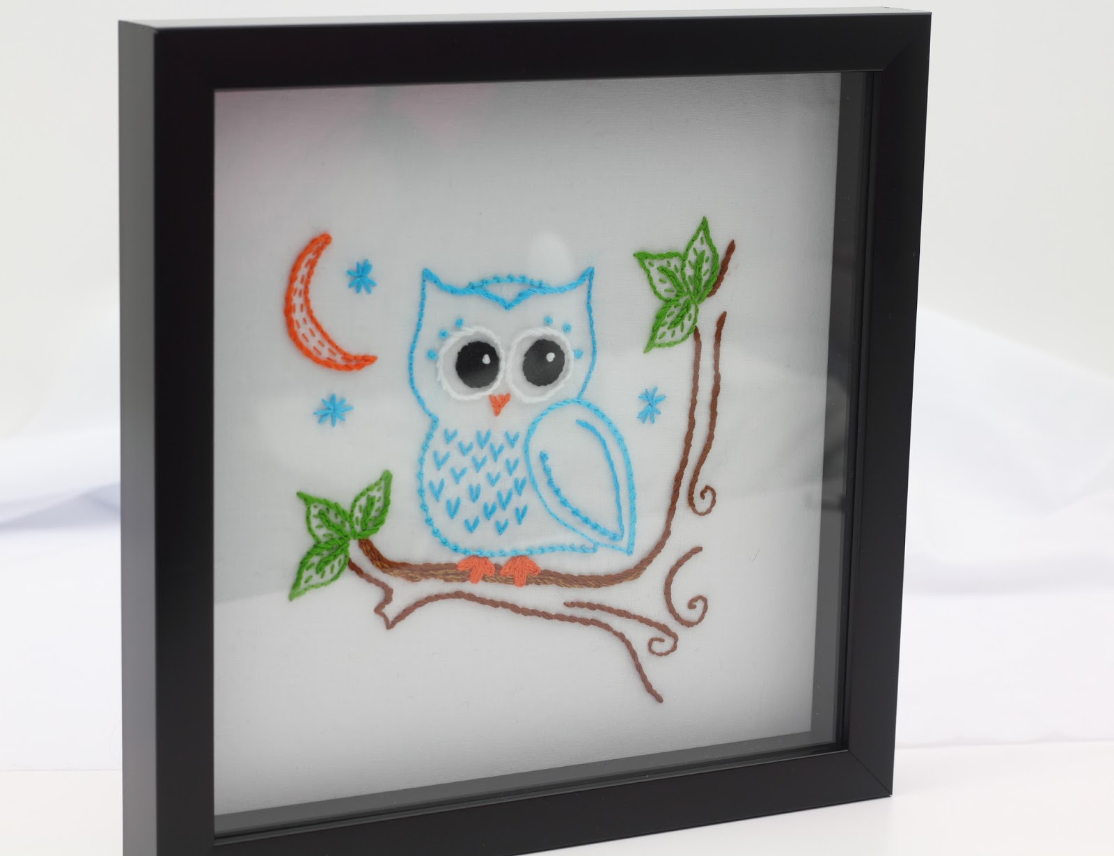 big B: Owl Embroidery Pattern