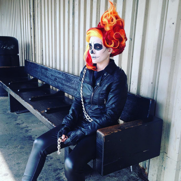 Female Ghost Rider Cosplay At New York Comic Con. - POP! Goes The Nubia