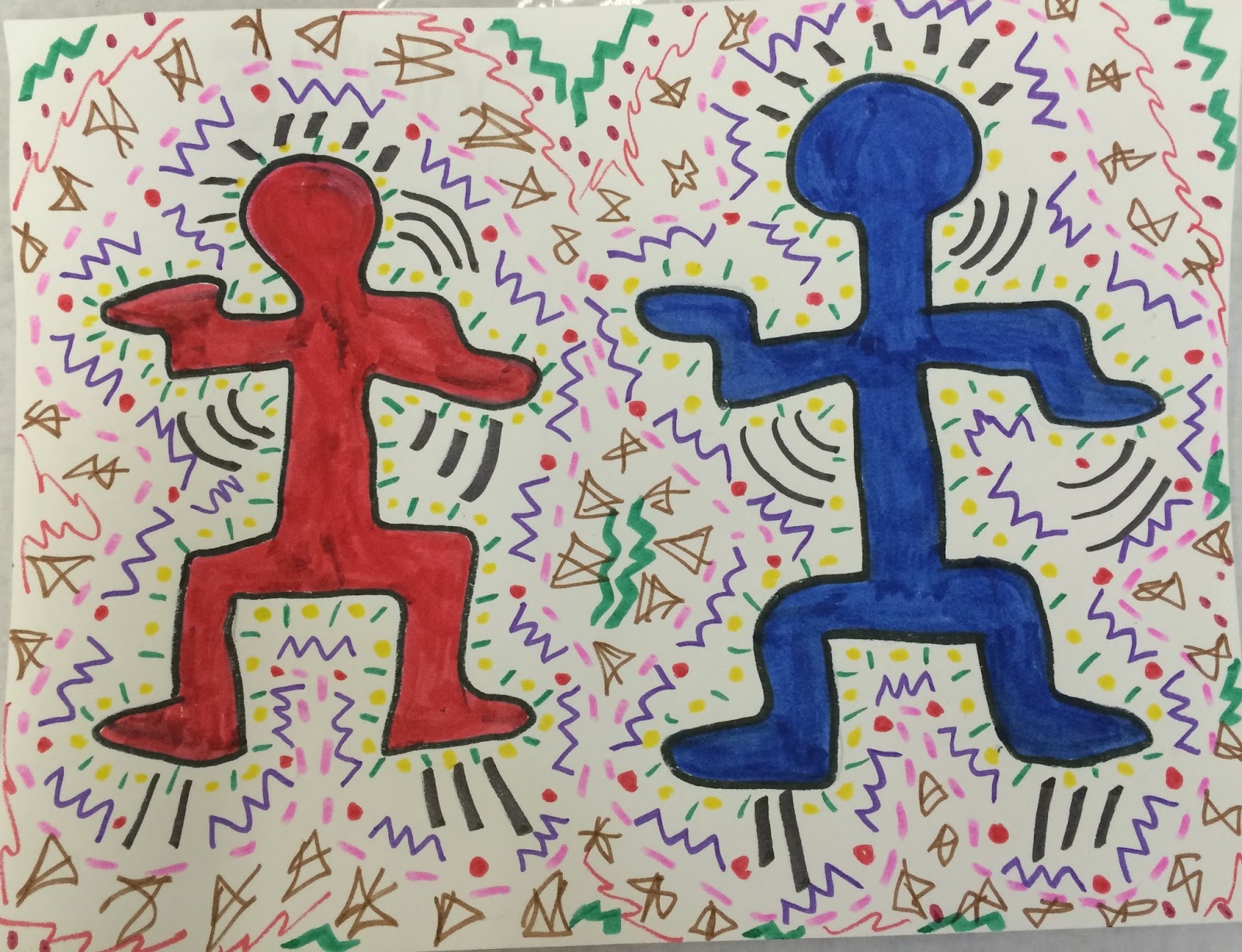 Ms. C's Artroom: Keith Haring Characters