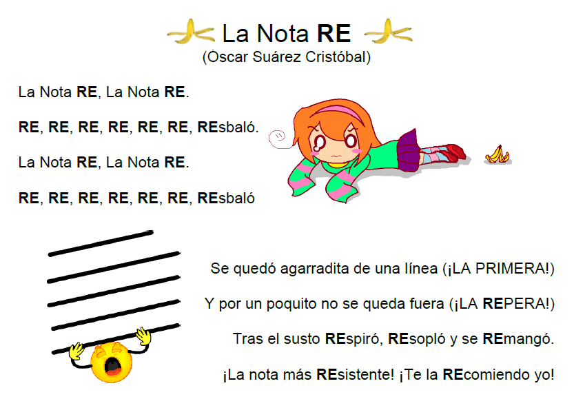 La Pizarra de Óscar: La Nota RE