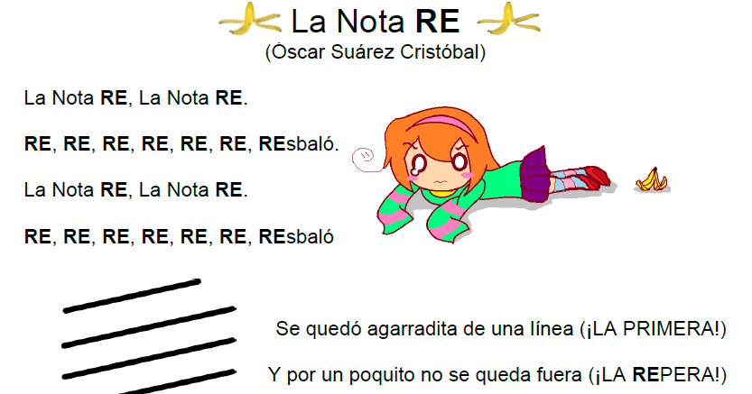 La Pizarra de Óscar: La Nota RE