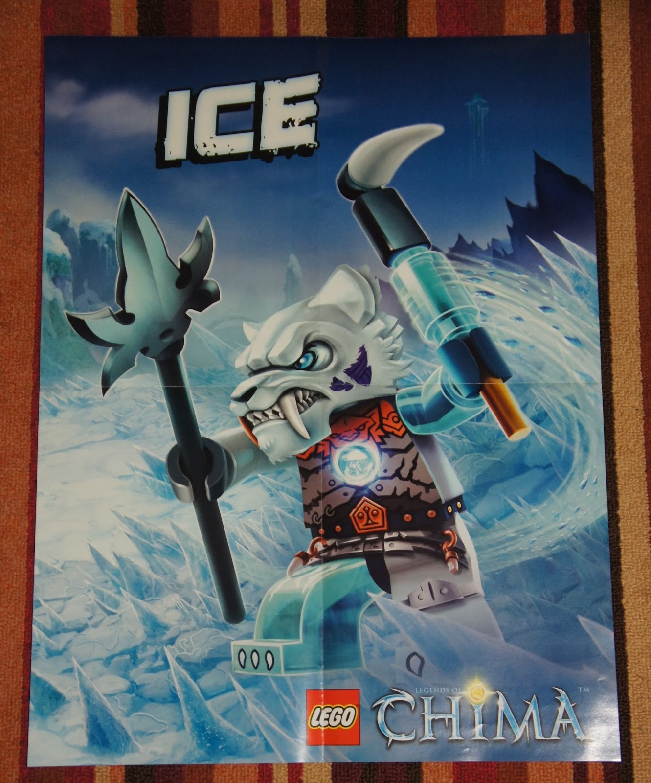 LEGO Legends of Chima LAVAL vs SIR FANGAR Fire vs Ice Promotional ...