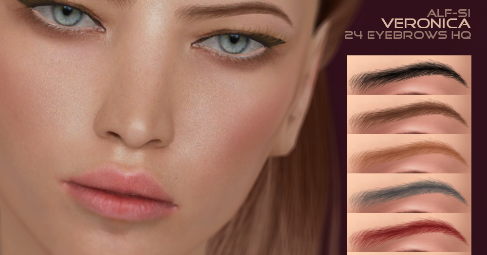 Alf-si CC: TS4 eyebrows 29 Veronica HQ
