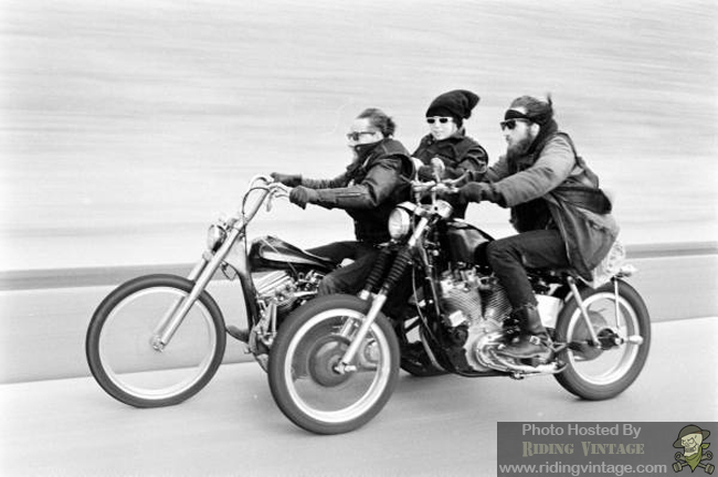 Hells Angels in the Wind ~ Riding Vintage