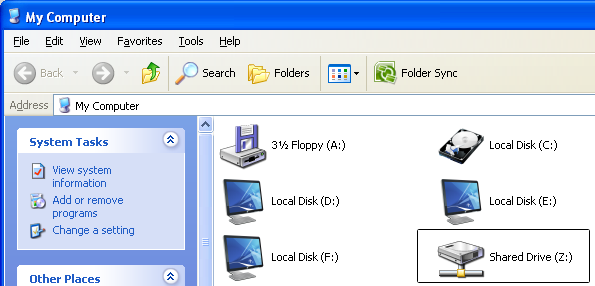 Mapping a Network Drive - How to Map a Network Drive in Windows xp ...