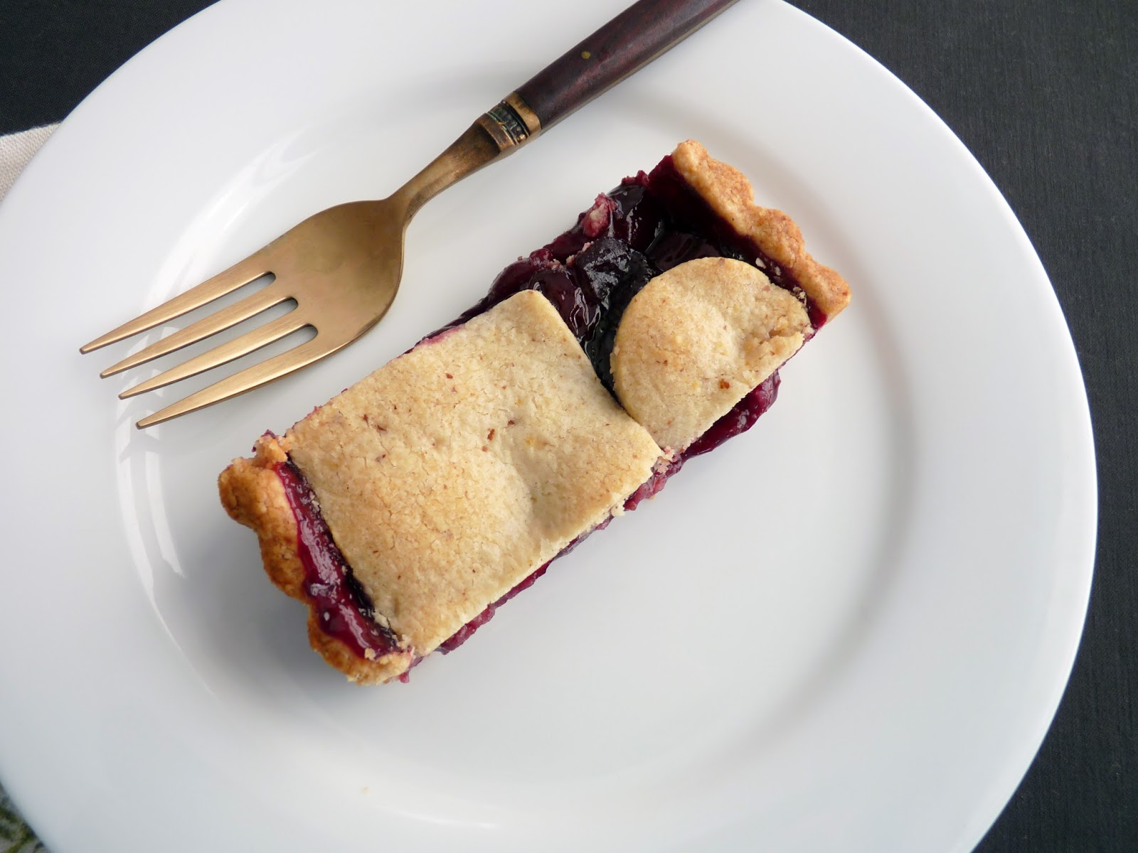 :pastry studio: Cherry Almond Sablé Tart