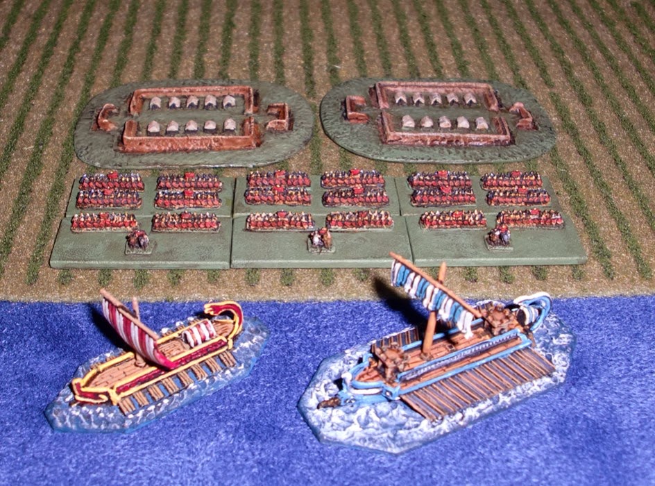 WAB Corner: Irregular Miniatures 2mm Rep. Romans and Marching Forts