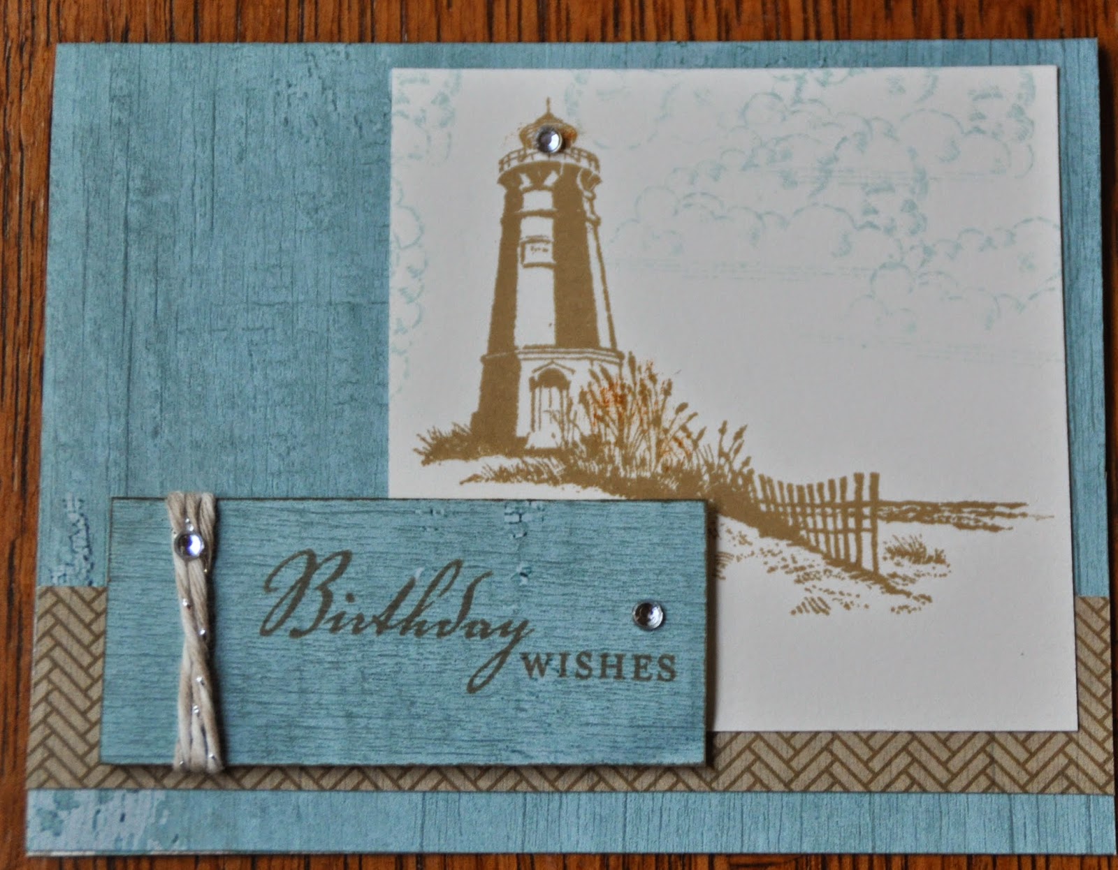 Having Fun With Paper!: Lighthouse Card