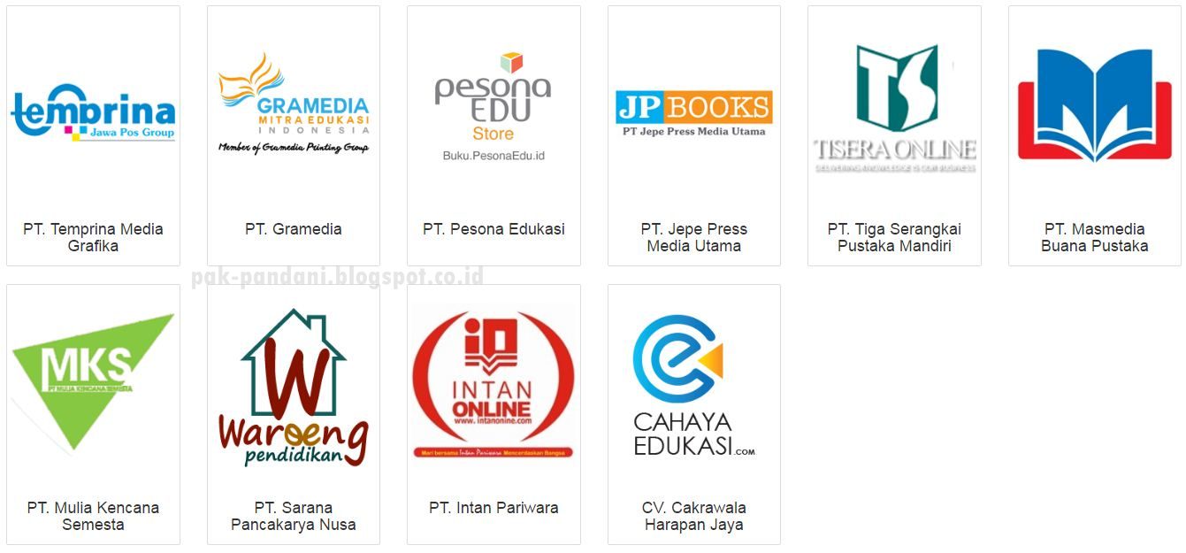 Inilah 10 Penerbit Yang Menjadi Penyedia Buku Kurikulum 2013 Tahun 2016 ...