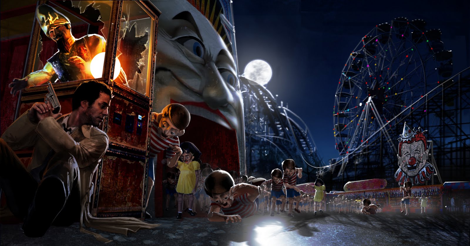 jason hazelroth: Creepy amusement park