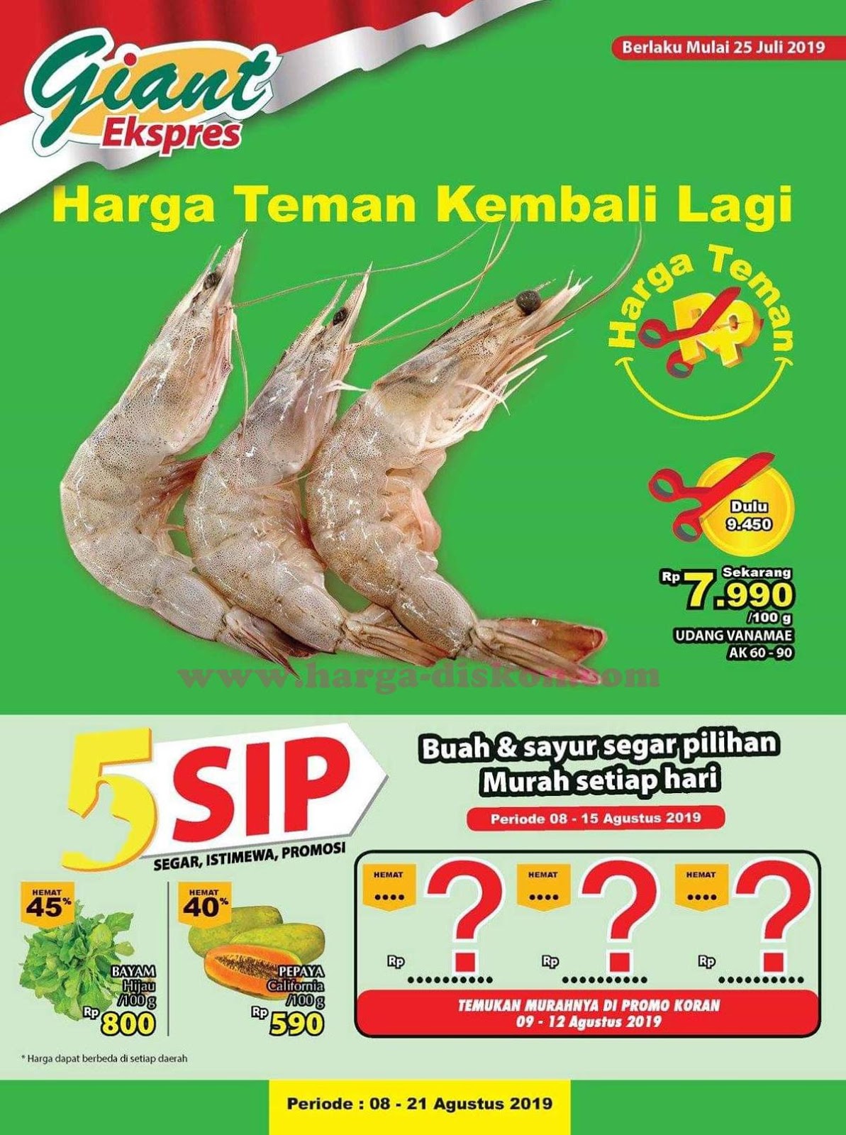 Katalog Harga dan Promo Giant Ekspres Terbaru