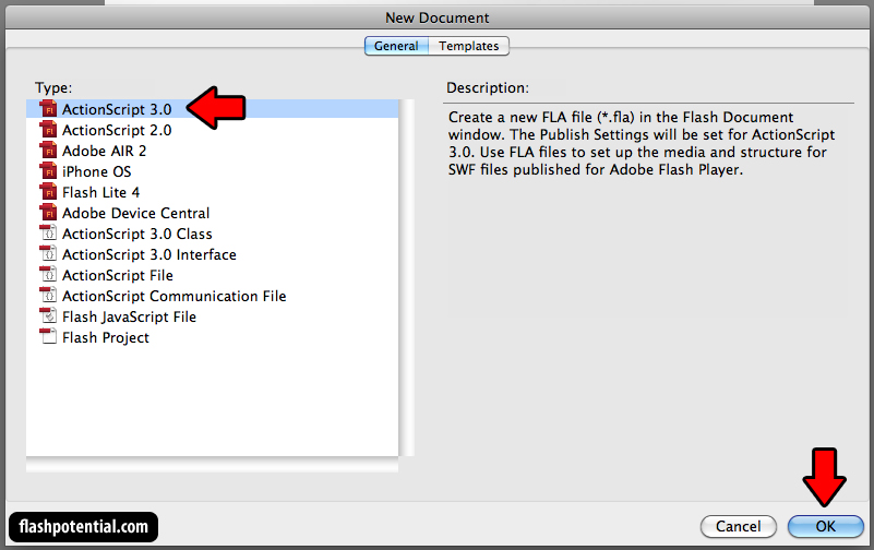 Part 1 Creating A New Flash Document And Choosing A Workspace Layout Getting Started With