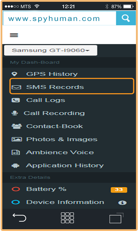 Spyhuman Mobile Tracker - Android Stars Pro