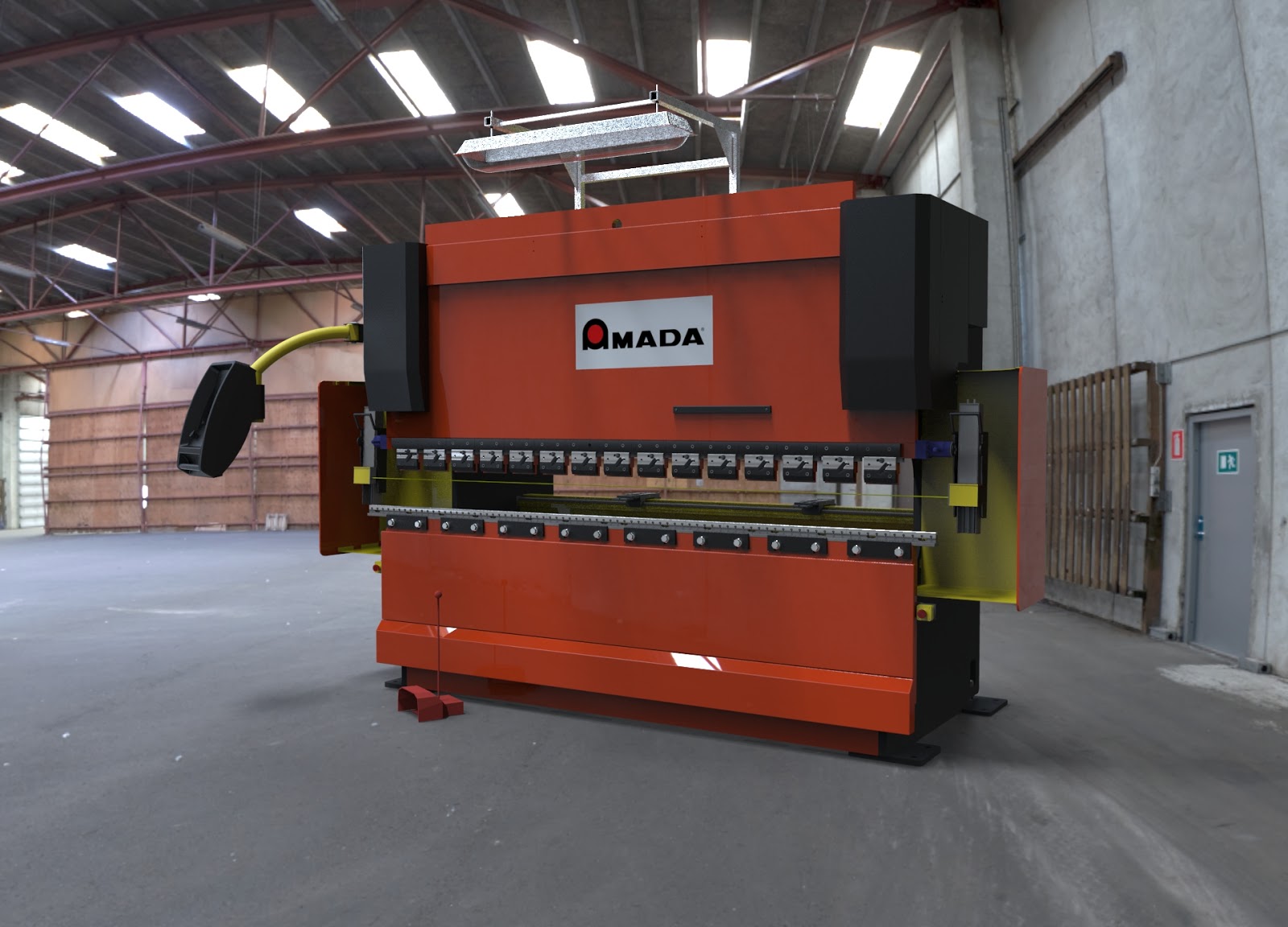 Amada 100-3 Bending Machine || Download free 3D cad models #100094