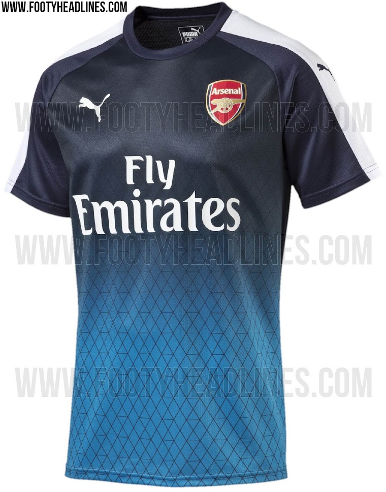 Puma Arsenal 2016 Pre-Match Shirts Leaked - Footy Headlines