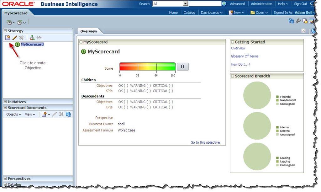 Srinivasan Software Solutions Obiee 11g Creating Scorecards
