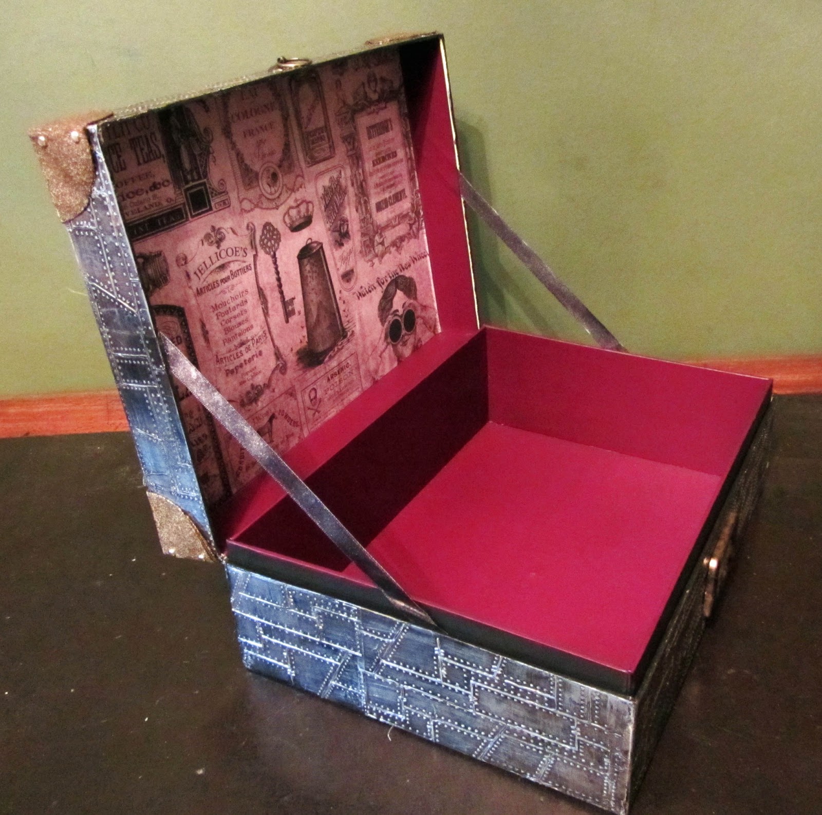 artistic craft dabbler: Steam Punk Upcycled Box