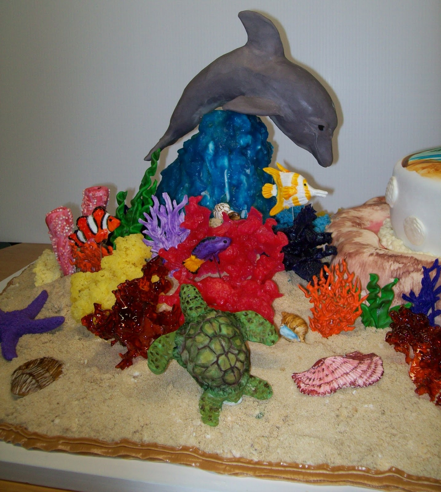 Maysie Mae's Signature Cake Design: Tropical Reef Cake