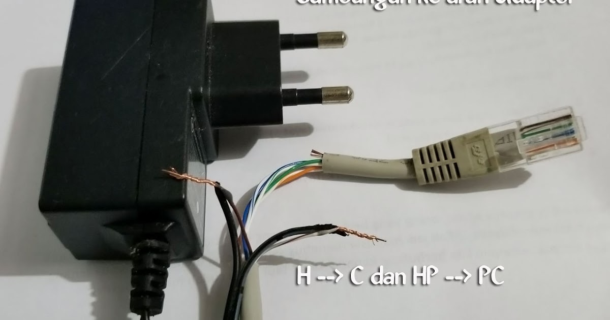Cara membuat kabel PoE menggunakan kabel LAN