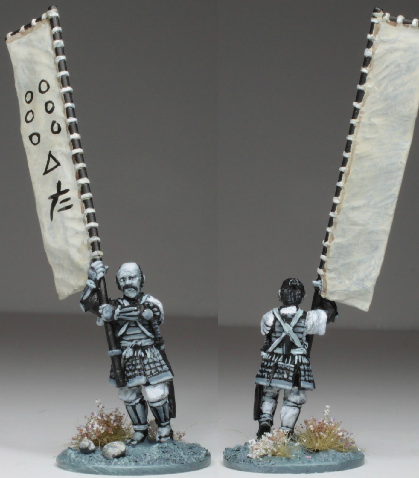 28mm Victorian Warfare: Seven Greyscale Samurai
